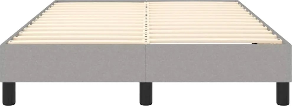 Rám postele s boxspringem světle šedá 120 x 200 cm textil 3120500