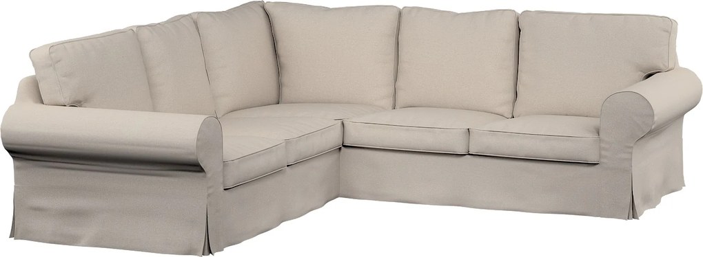 Potah na pohovku IKEA  Ektorp rohová barva šedá látka pletený vzor