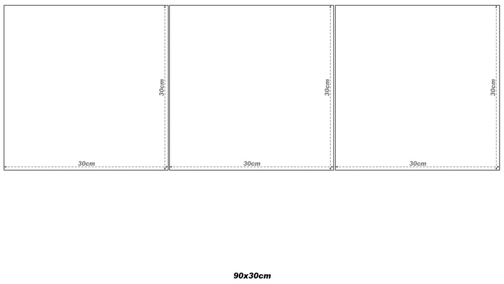 Gario Obraz s hodinami Elektrizující Marilyn Monroe - 3 dílný Rozměry: 90 x 30 cm
