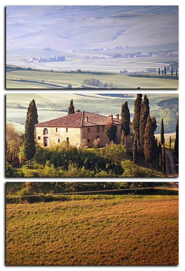Obraz na plátně - Italská venkovská krajina - obdélník 7156B (105x70 cm)