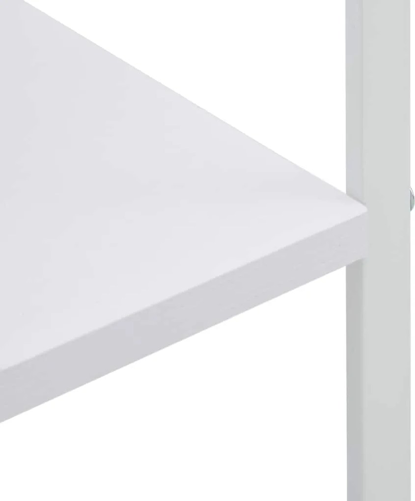 Skříňka na mikrovlnku bílá 60 x 39,6 x 123 cm kompozitní dřevo 288240