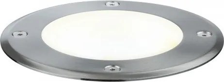 P 93907 Plug&Shine zemní zápustné svítidlo IP67 3000K 20° 6W 24V stříbrná výklopné - PAULMANN