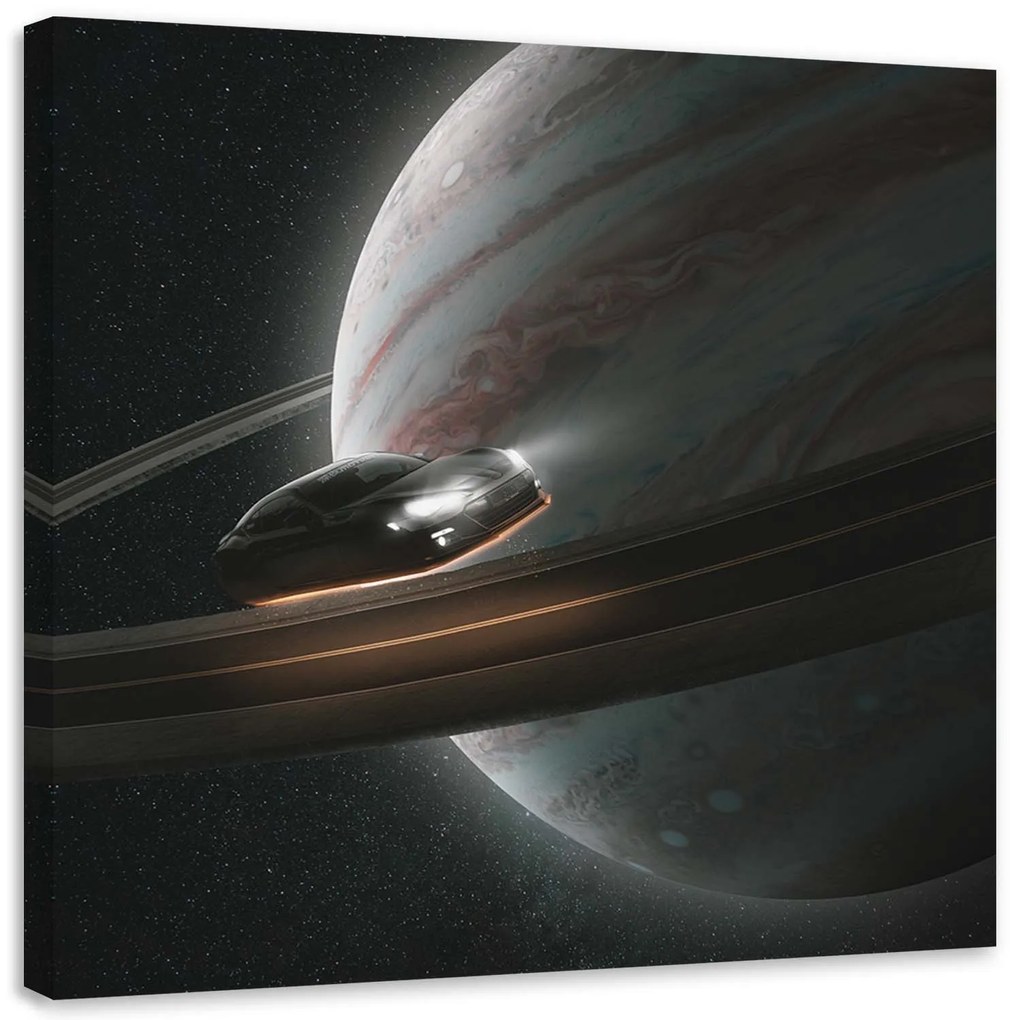 Gario Obraz na plátně Závod ve vesmíru - Zehem Chong Rozměry: 30 x 30 cm