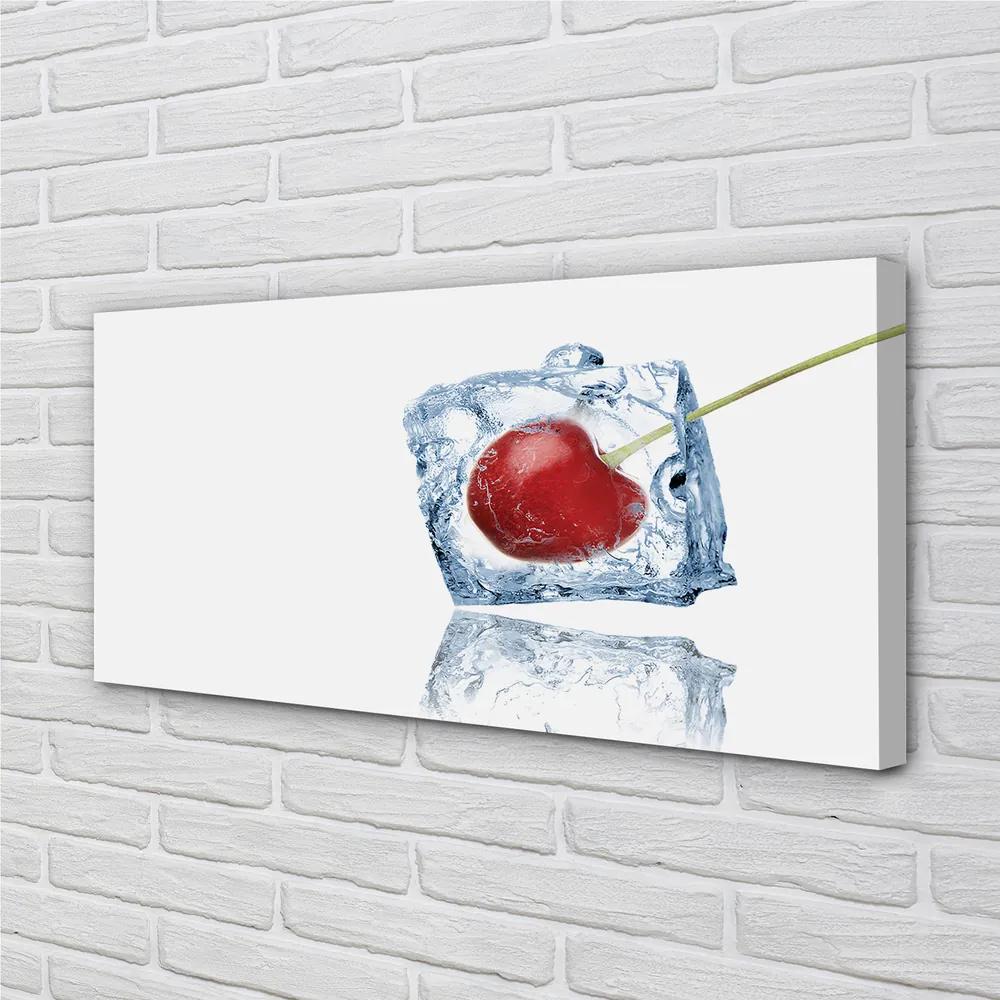 Obrazy na plátně Kostka ledu cherry 125x50 cm