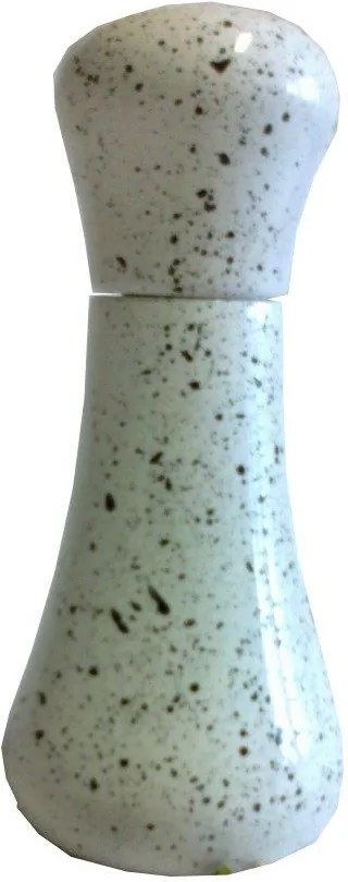 Dřevotvar Mlýnek na koření dekor bílá žula Perfekt 15,6 cm