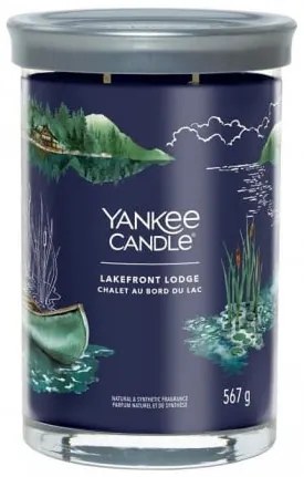 Aromatická svíčka, Yankee Candle Signature Tumbler Lakefront Lodge, hoření až 100 hod