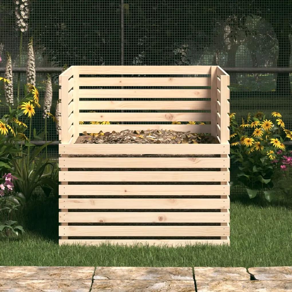 Kompostér 100 x 100 x 102 cm masivní borové dřevo,  822192