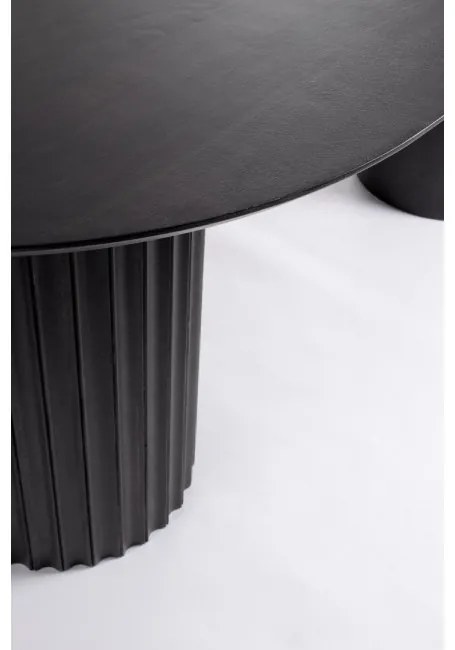 BIZZOTTO Jídelní stůl ORISSA černý 200x90 cm 0747218