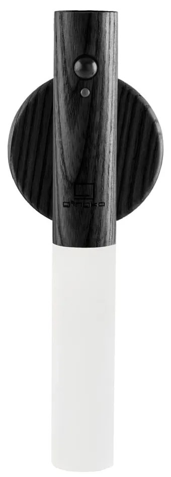 Černá dřevěná univerzální lampa Gingko Baton