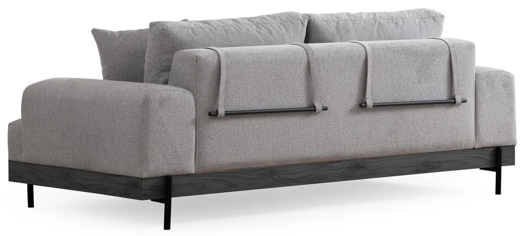 Hanah Home Třímístná pohovka ETI šedá 220 cm