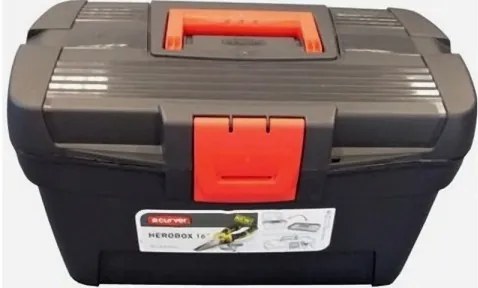 Plastový kufr na nářadí, vnitřní organizér, 23x39,5x22 cm