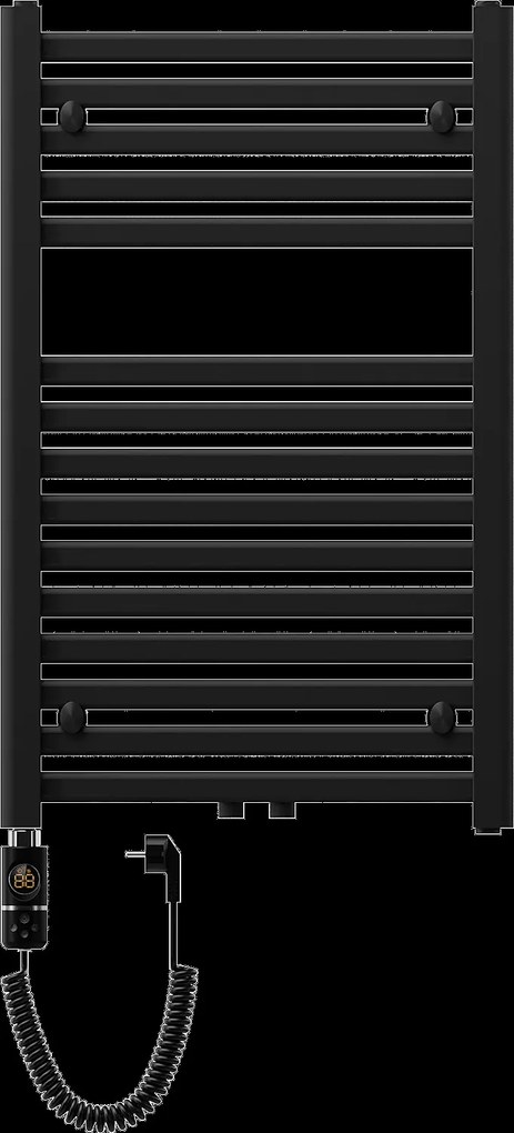 Mexen Hades, elektrické topné těleso 800 x 500 mm, 600 W, černá, W104-0800-500-2600-70