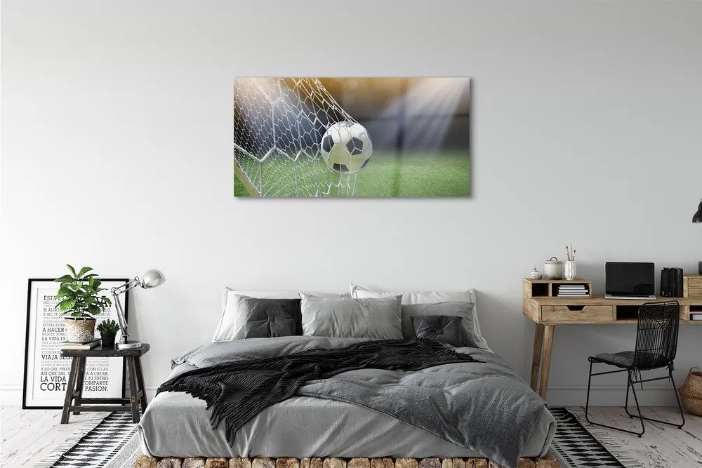 akrylový obraz Fotbalový stadion 125x50 cm