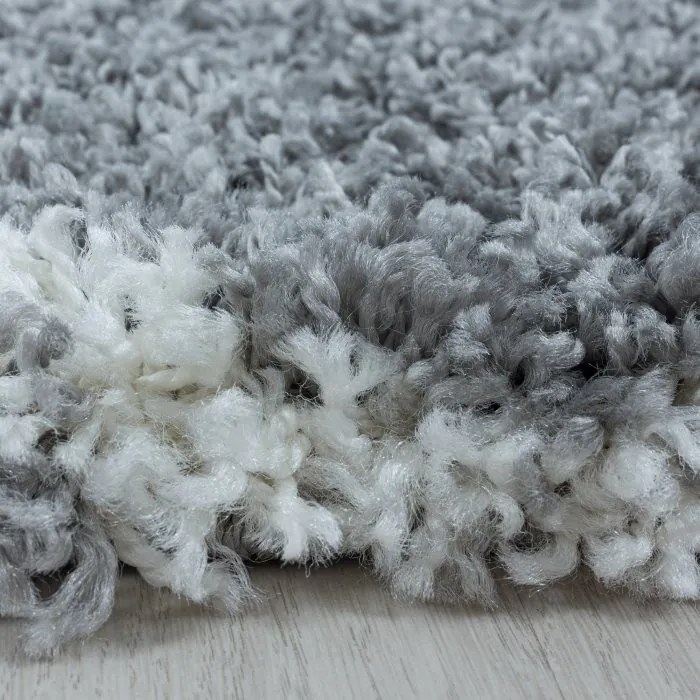 Vopi | Kusový koberec Salsa shaggy 3201 grey - 80 x 250 cm