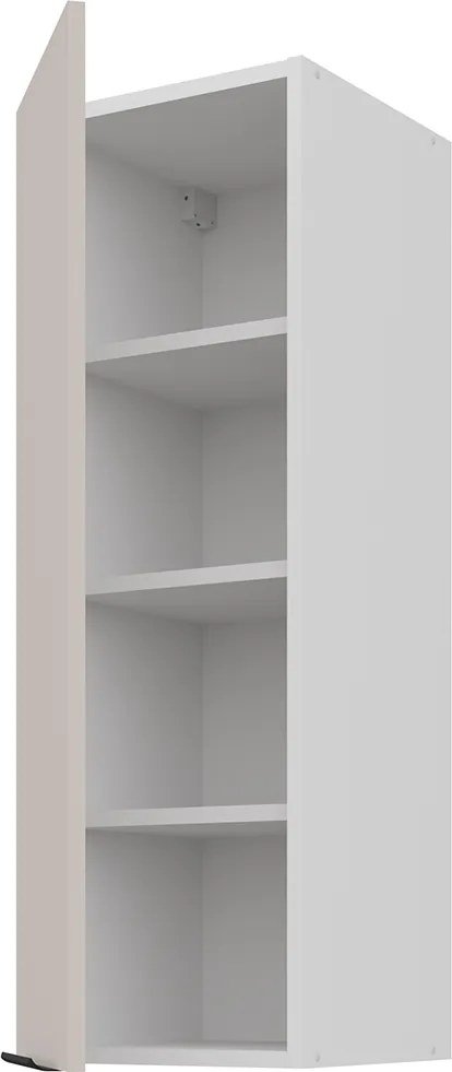 COMO | horní skříňka 30 G-90 1F policová | 30 cm | VYSOKÁ | bílá/kašmír