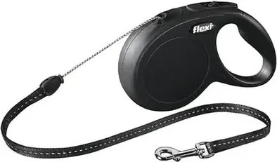 Flexi Classic S lanko 8m černé / Vodítko