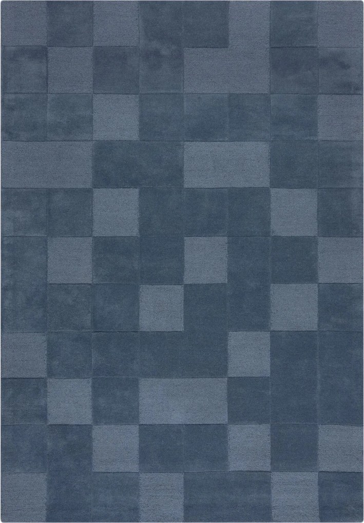 Kusový koberec Moderno Checkerboard Blue, 160x230, modrá, chodba / predsieň, Flair Rugs
