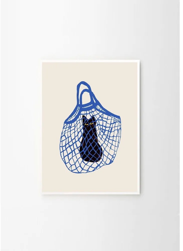 Plakát 30x40 cm The Cat’s In The Bag – Chloe Purpero Johnson – The Poster Club