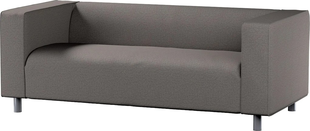 Potah na pohovku IKEA  Klippan 2-místná barva šedá látka pletený vzor