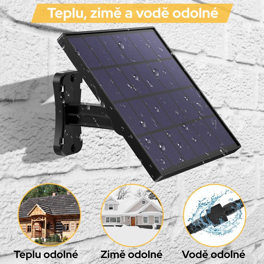 Bezdoteku LEDSolar 12 solární závěsná lampa na zahradu s dálkovým ovládáním, iPRO, 8W, studené světlo