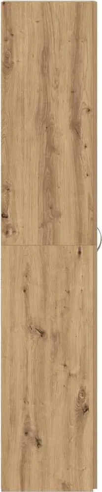 Skříň na obuv 80 x 35.5 x 180 cm Kompozitní dřevo Hnědá 3333844