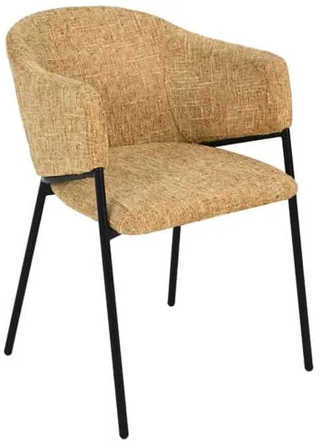 Designová židle Nikolai hořčicová