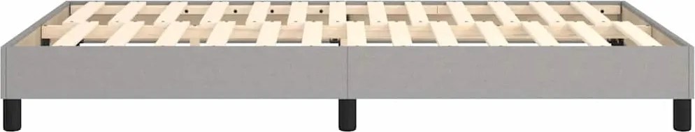 Rám postele s boxspringem světle šedá 120 x 200 cm textil 3120500