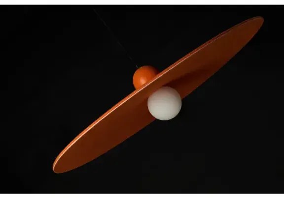 Designový lustr Freya oranžová