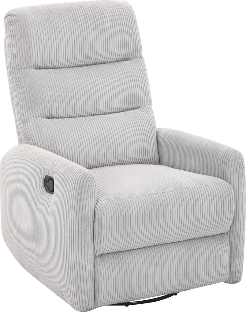 XXXLutz RELAXAČNÍ KŘESLO, kov, textil, světle šedá Carryhome - Relaxační křesla - 000454004302