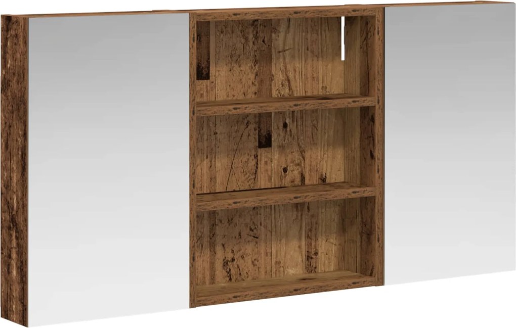Sada koupelnových skříněk 3 ks 100 x 10,5 x 50 cm 3403686
