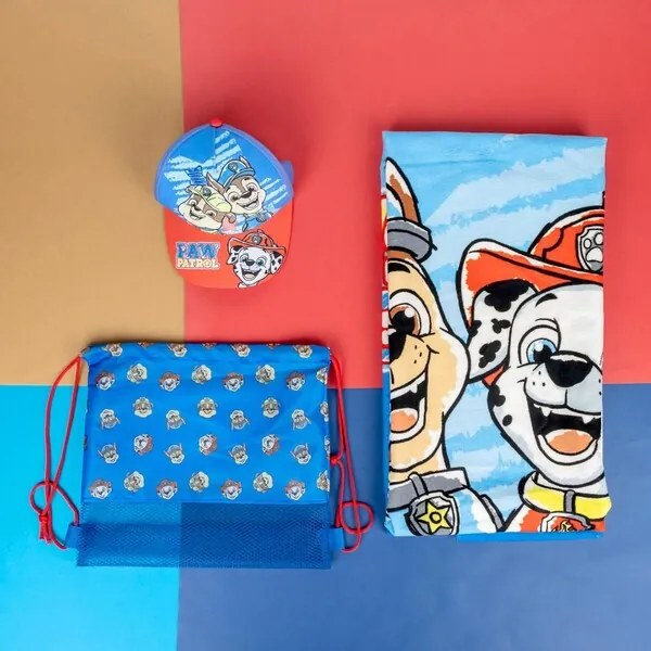 Dětská sada ručníku a kšiltovky Paw Patrol