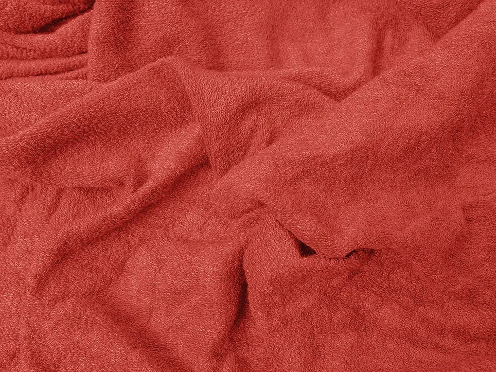 Froté prostěradlo EXCLUSIVE červené 200 x 220 cm