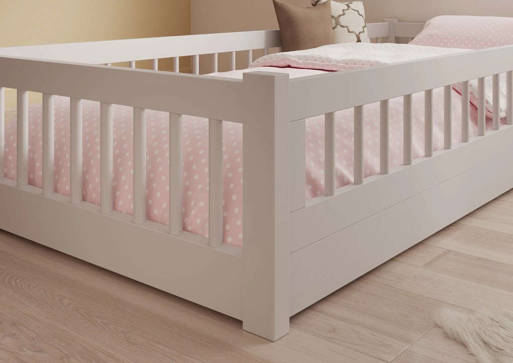 ADRK Furniture Dětská postel Dori s matrací CH-DOR-W-200-M