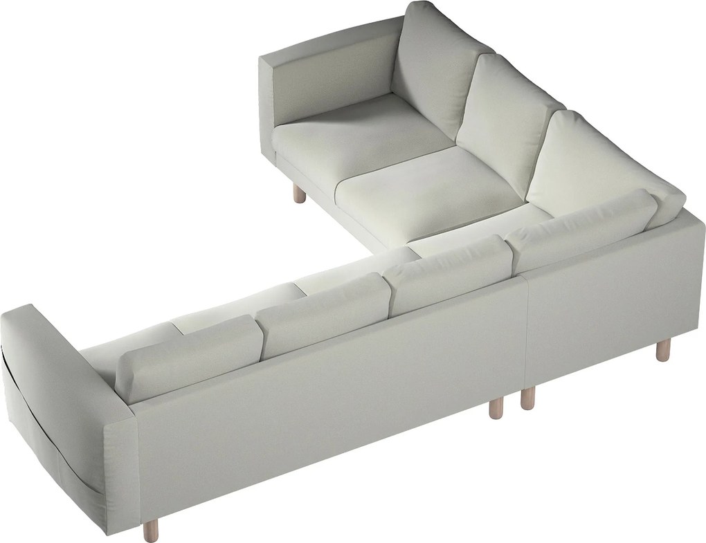 Potah na pohovku IKEA Norsborg rohová 5-místná barva zelená látka sametová