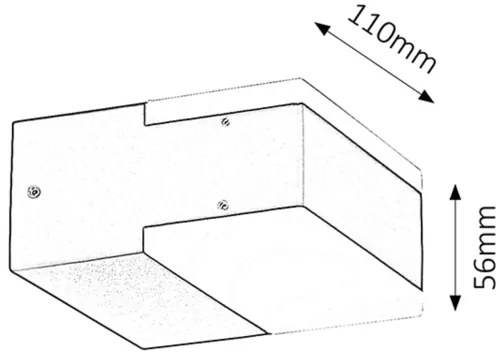 Rabalux 8060 - LED Venkovní nástěnné svítidlo BONA 2xLED/4,5W IP54