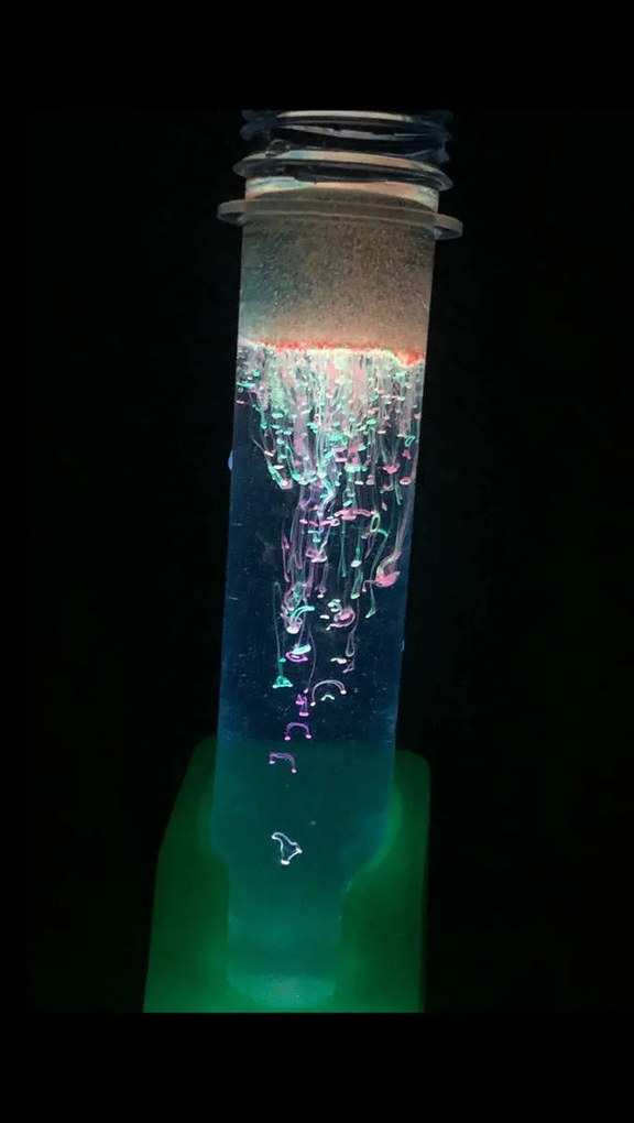 ALBI Science Neonové experimenty 2. vydání svítí ve tmě vědecký set ala9z