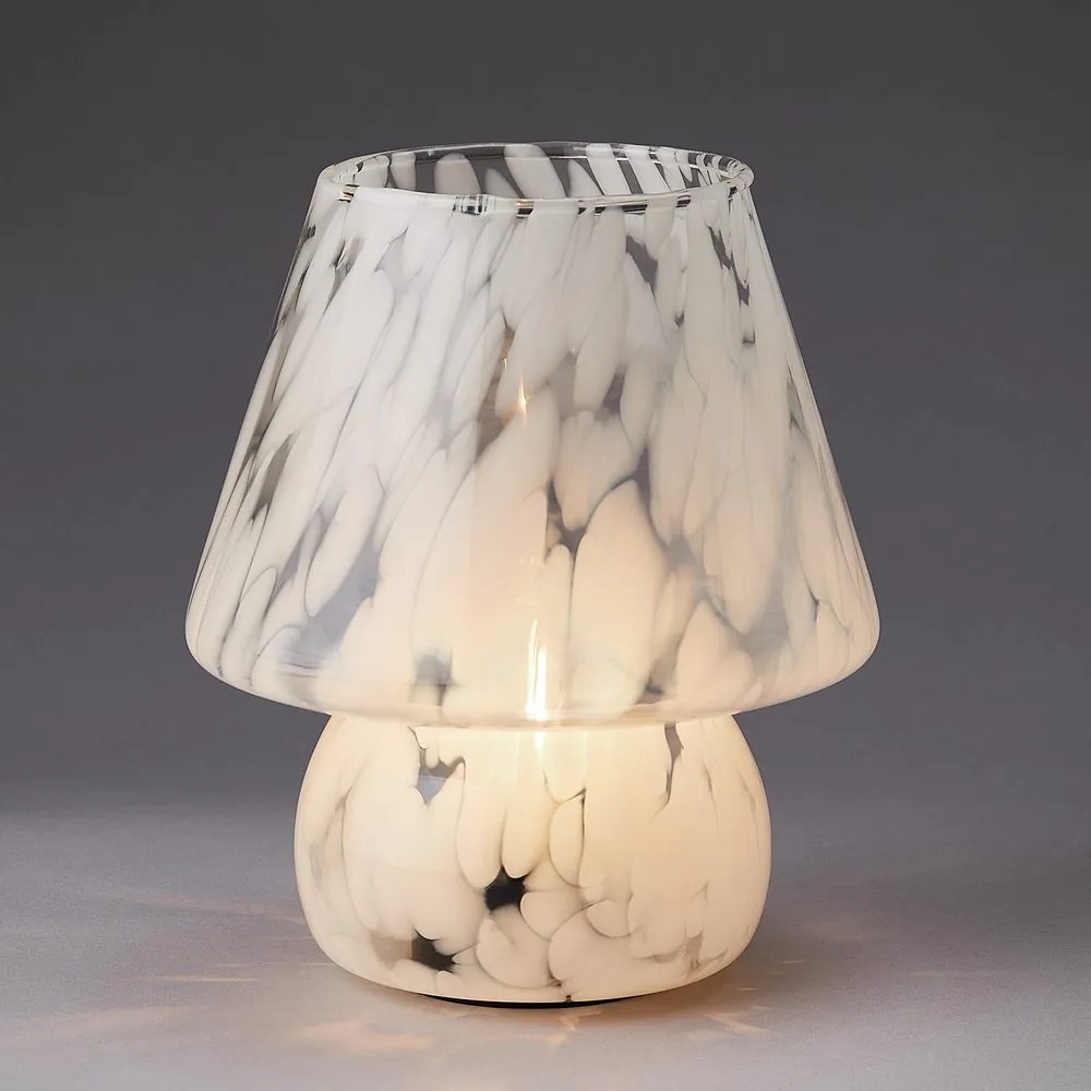 MISS MARBLE LED Lampa 21,5 cm - bílá