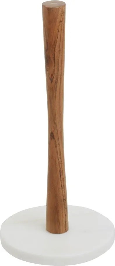 Hnědý dřevěný držák na kuchyňské utěrky ø 14 cm – Premier Housewares