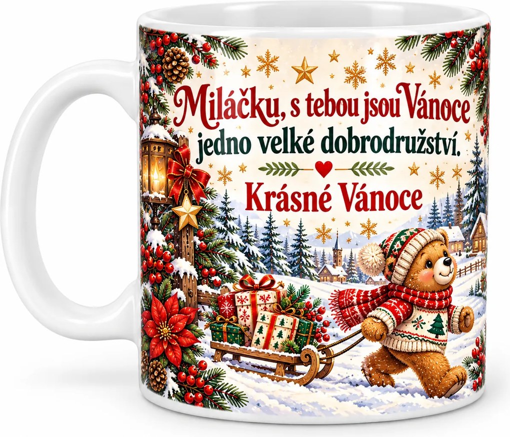Vánoční hrnek pro vnoučka – 300 ml