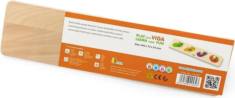 Dřevěná vkládačka zelenina Viga