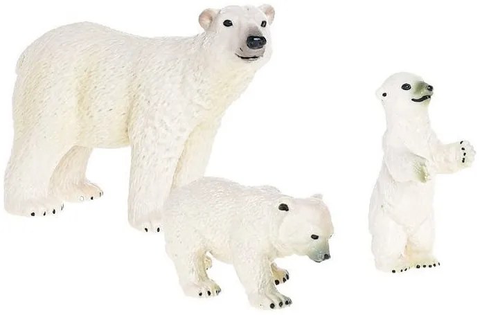 Mikrotrading mikrotrading zoolandia lední medvěd s mláďaty v krabičce