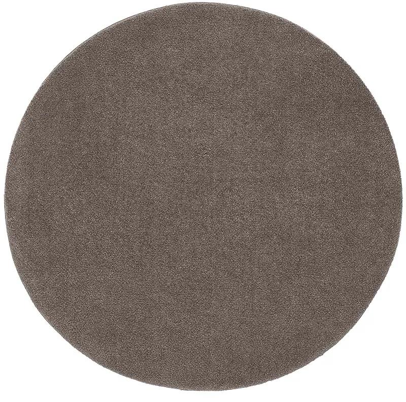 Koberce Breno Kusový koberec DOLCE VITA kruh 01/BBB, Hnědá, 160 x 160 cm