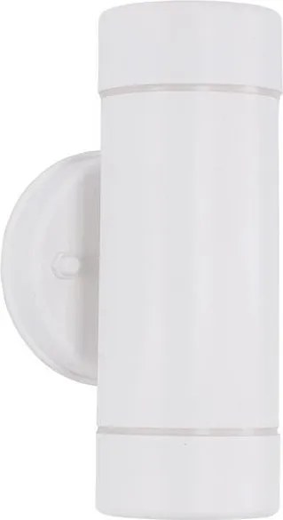 NV 9010621 Venkovní nástěnné svítidlo LIMBIO bílý akryl skleněný difuzor GU10 2x7W bez žárovky IP44 světlo nahoru a dolů - NOVA LUCE