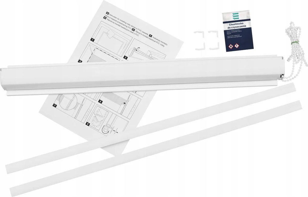Dekodum Roleta den a noc v bílé kazetě soft, barva látky Ecru Šířka (cm): 30, Výška (cm): Balkonová (do 200 cm), Strana mechanismu: Levá