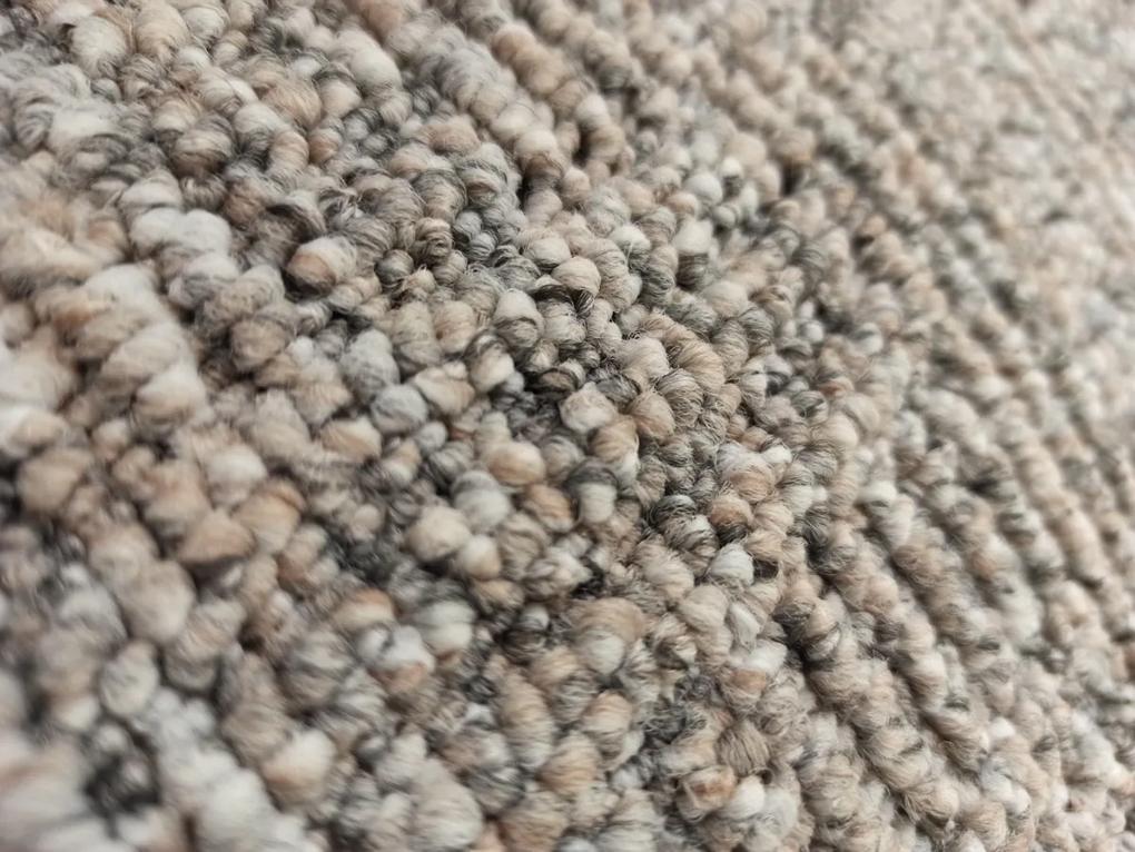 Bytový koberec Optik 16 š.4m šedý