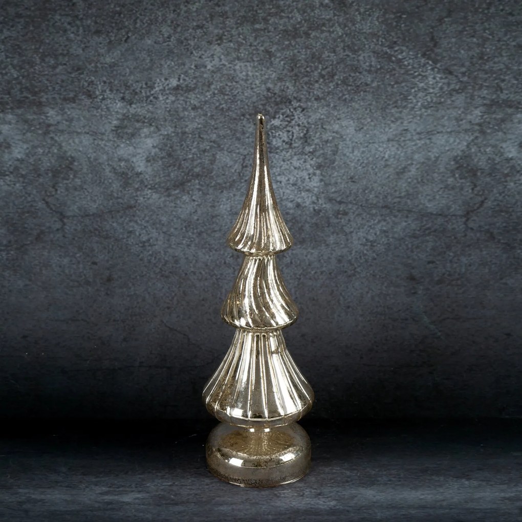 DEKORAČNÍ FIGURKA LED 9X30 CM STŘÍBRNÁ