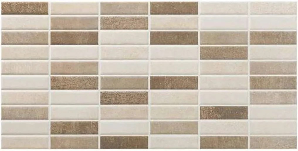 EBS Bondi - Dekor 25x50 cm, rlv marron QUED2550MR