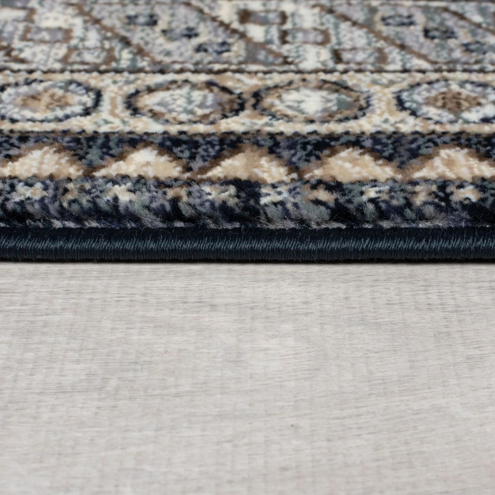 Flair Rugs, Kusový koberec Cooper Babylon Traditional Blue, 80x150, modrá, ložnice