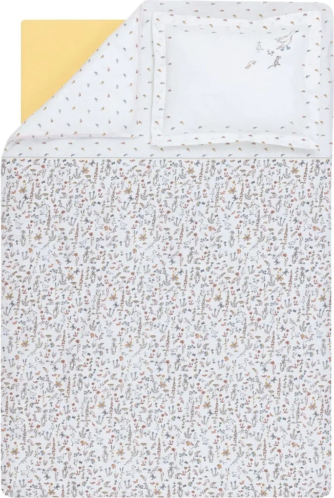 Dětské povlečení Dorine, s prostěradlem, do postýlky, z bavlny Renforcé, 100x150 cm