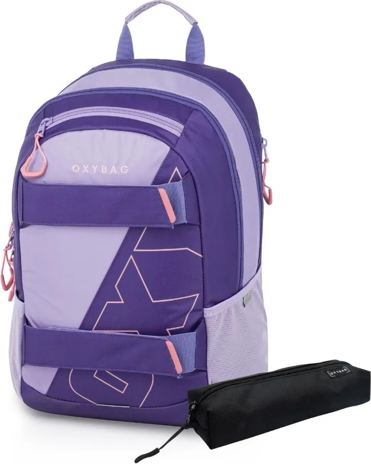 Karton P+P Studentský batoh + etue Oxy Sport Half violet